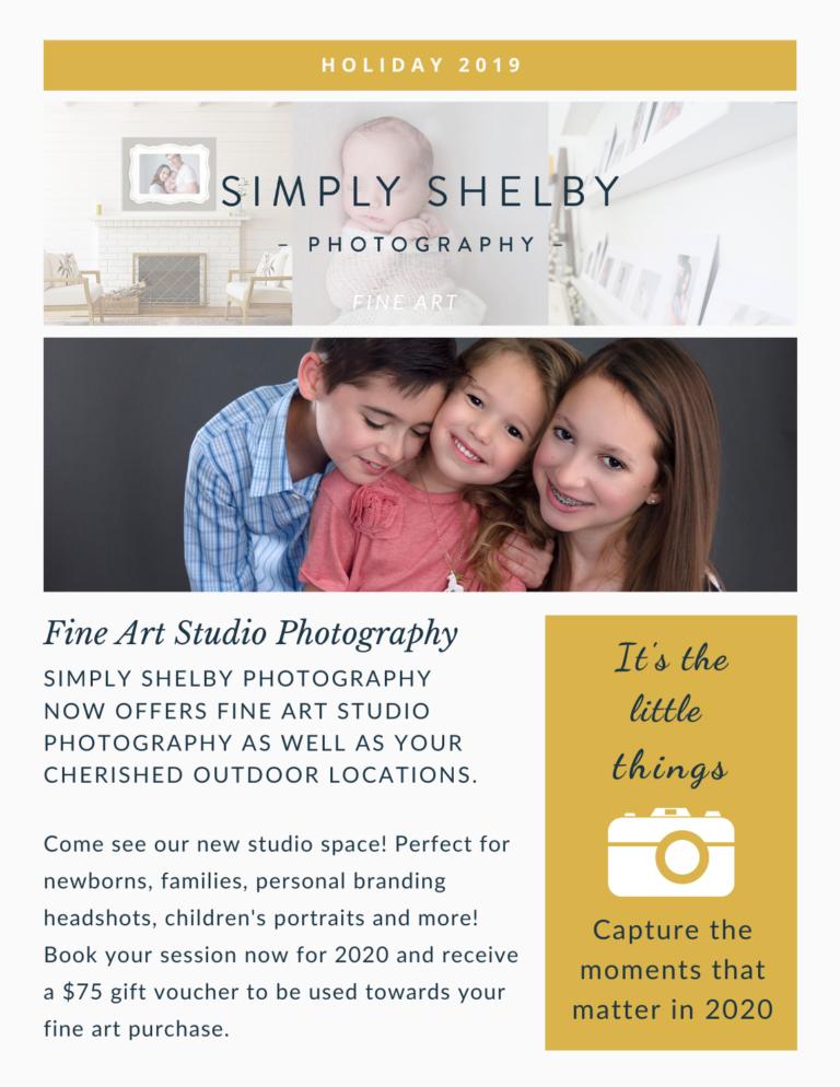 Booking Now for 2020! - Simply Shelby Photography